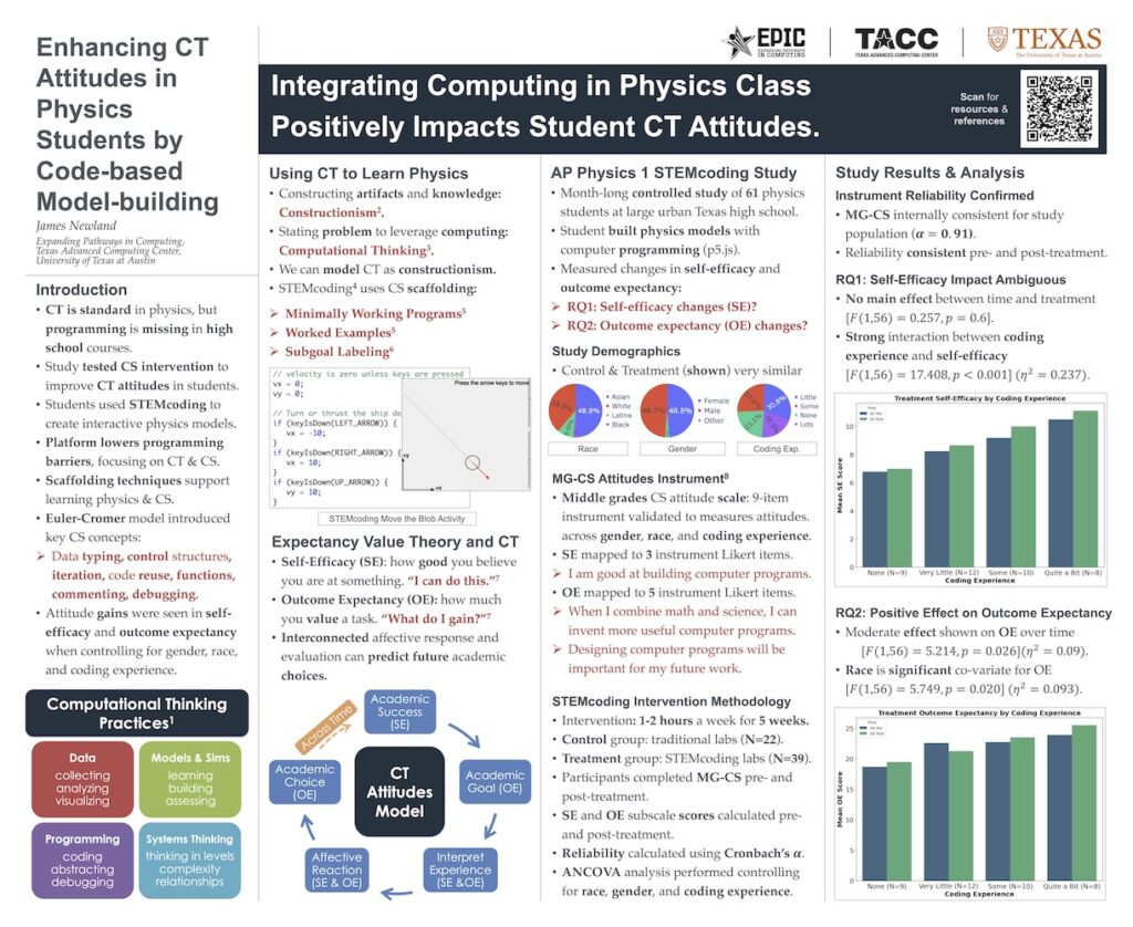 CSTA 2025 Poster Session – James (Jimmy) Newland, Ph.D.